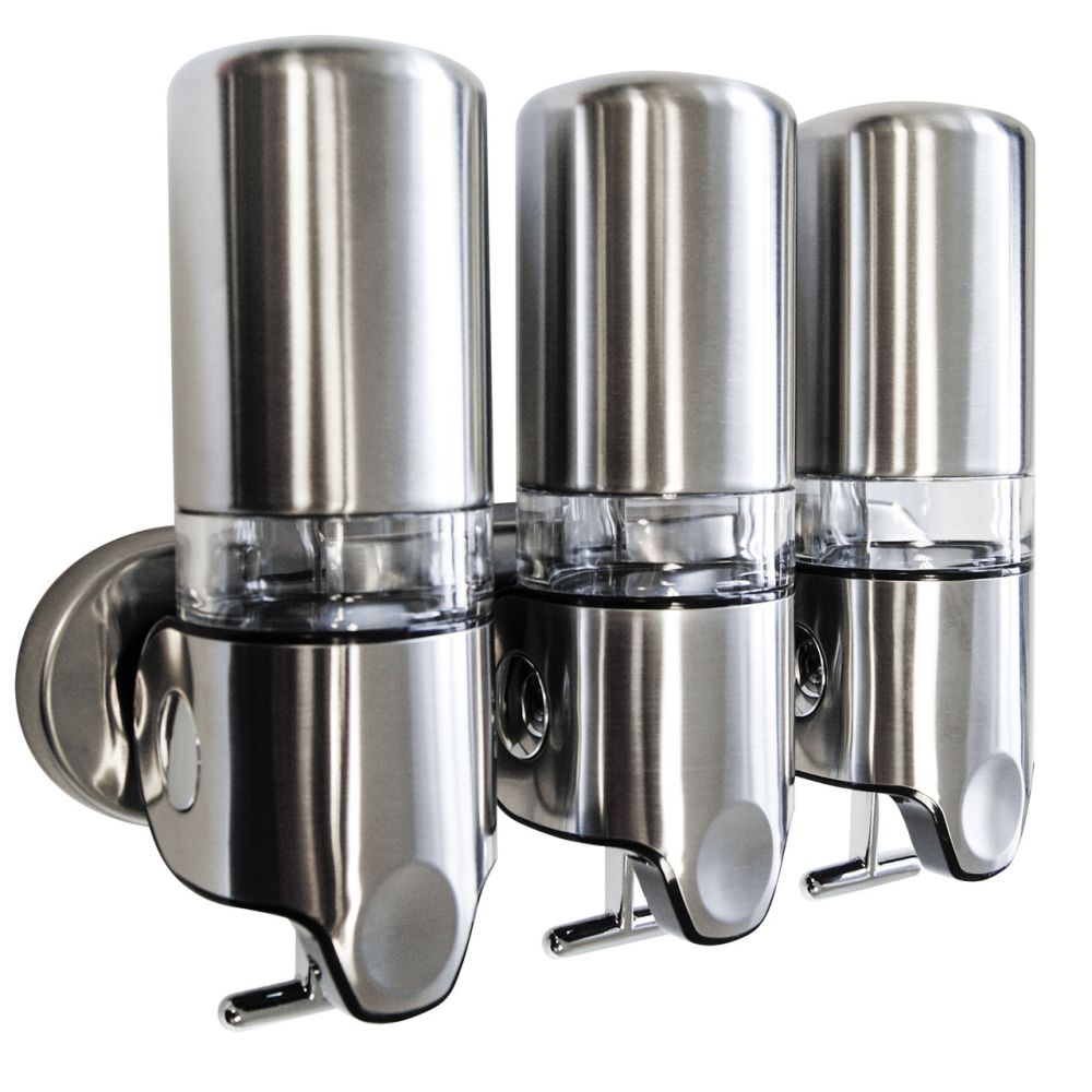 Brushed Stainless Steel Luxury Soap Shower Dispenser